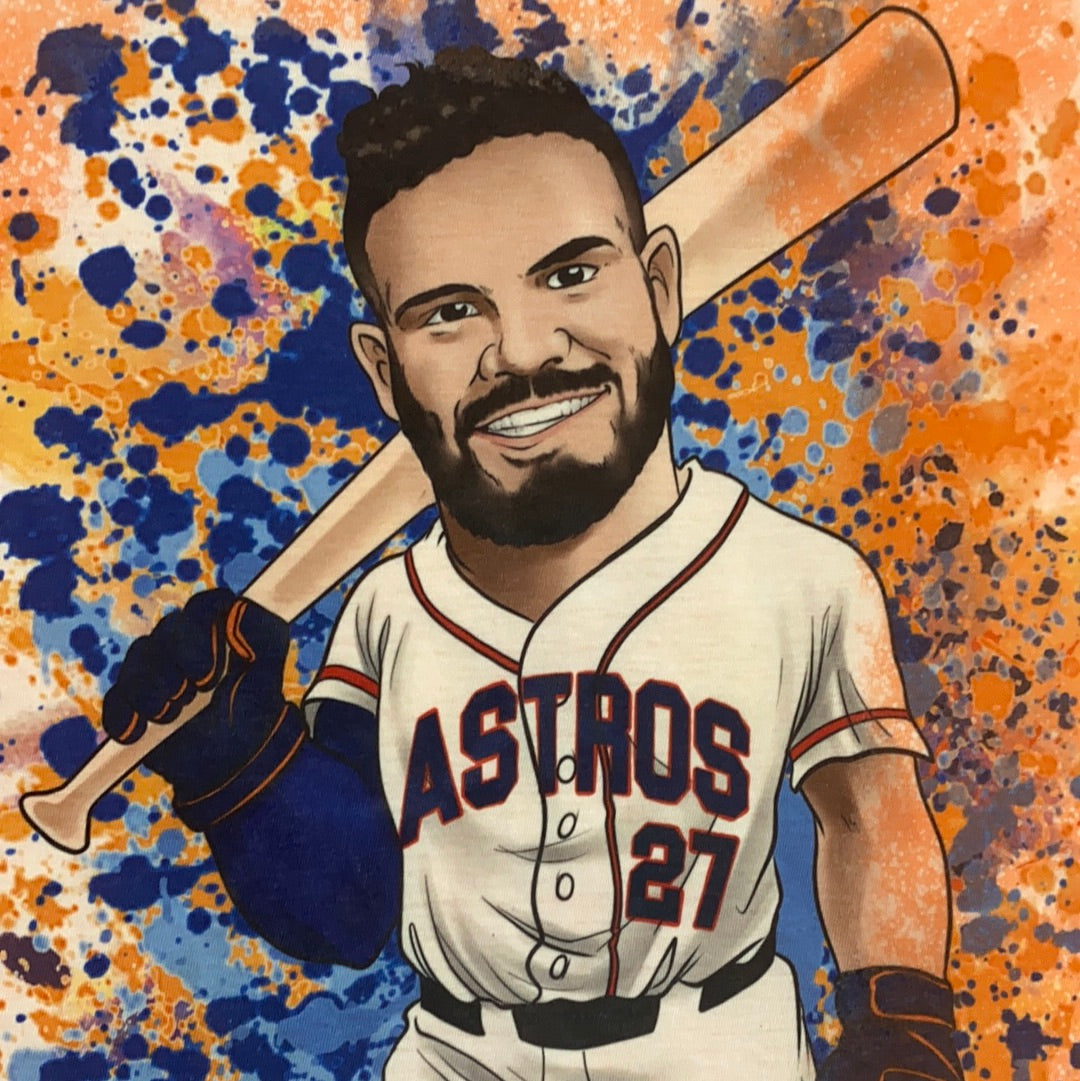 Altuve Cartoon – Clutch City Crafters